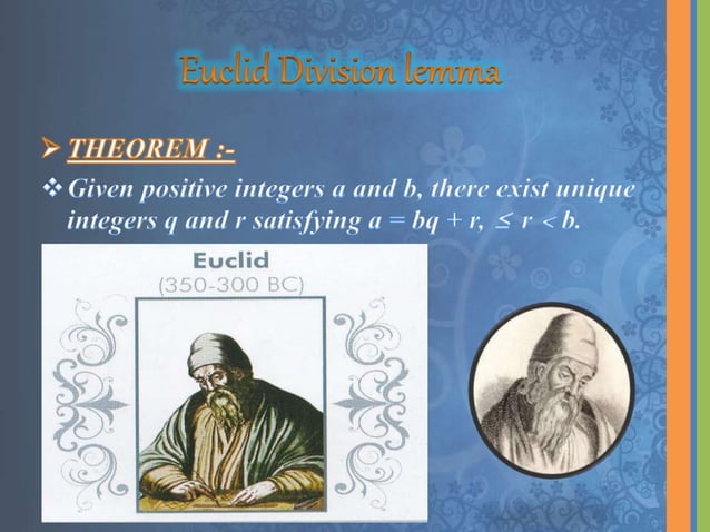 Euclid and his contribution in development of math | PPTX | Physics ...