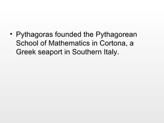 Euclid and pythagoras | PPT | Physics | Science
