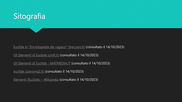 Presentazione del filosofo greco Euclide | PPTX | Physics | Science