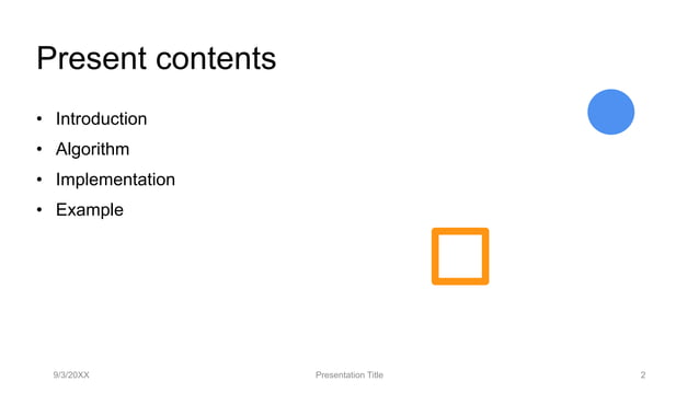 Euclidean algorithm.pptx | Technology & Computing