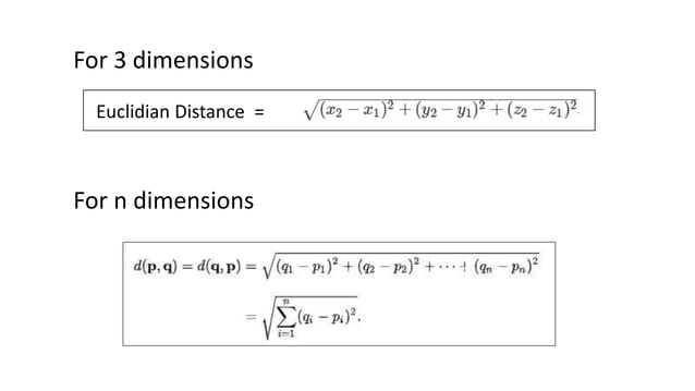 Euclidean Distance And Manhattan Distance | PPTX