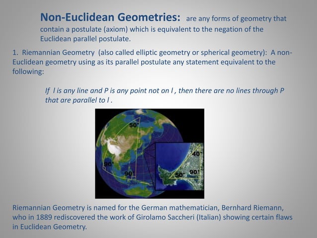 Euclidean geometry | PPTX | Geography | Science