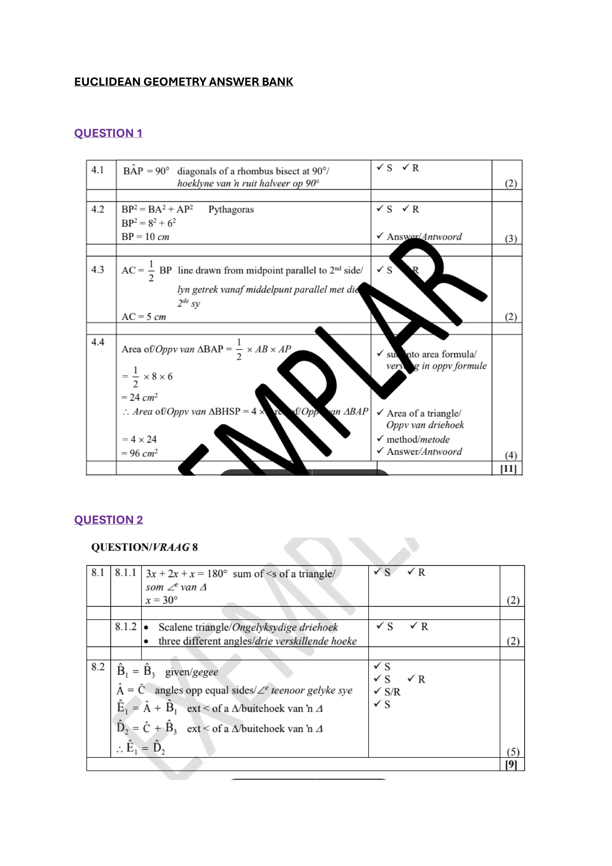 EUCLIDEAN GEOMETRY ANSWER BANK GRADE 10 MATHS.pdf