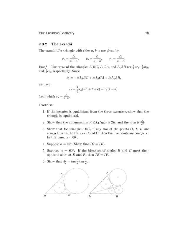 Euclidean geometrynotes | PDF
