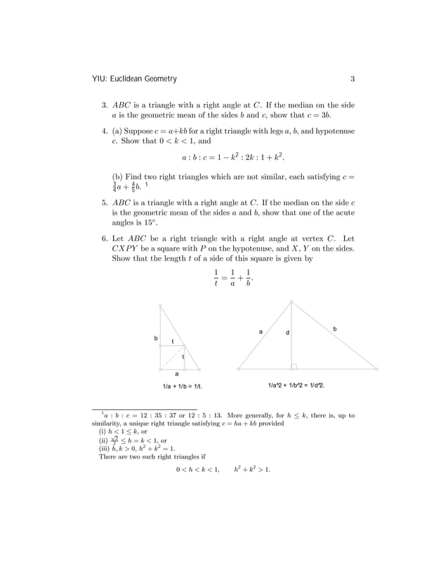 Euclidean geometrynotes | PDF