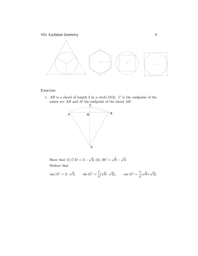 Euclidean geometrynotes | PDF