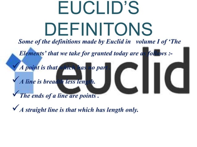 introduction to euclid geometry | PPTX | Geography | Science