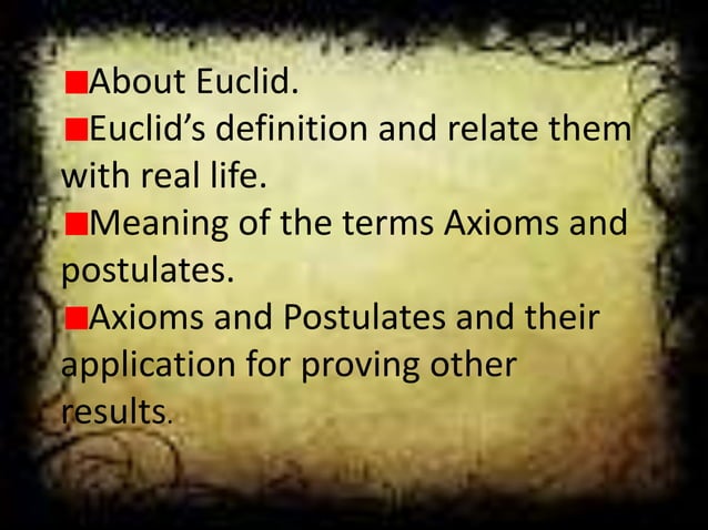 Euclid ppt about him and his inventions | PPTX | Physics | Science