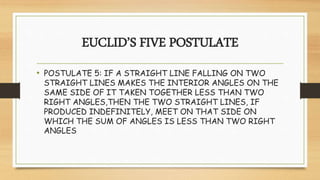 Euclid ppt final | PPTX