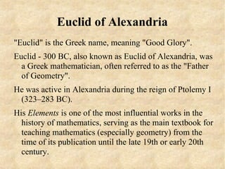 Euclid project | PPT