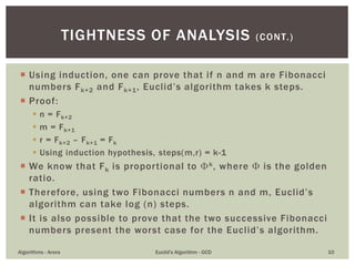 Euclid's Algorithm for Greatest Common Divisor - Time Complexity ...