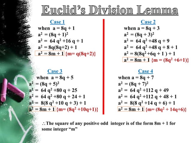 Euclid's division algorithm | PPT Euclid's division algorithm | PPT