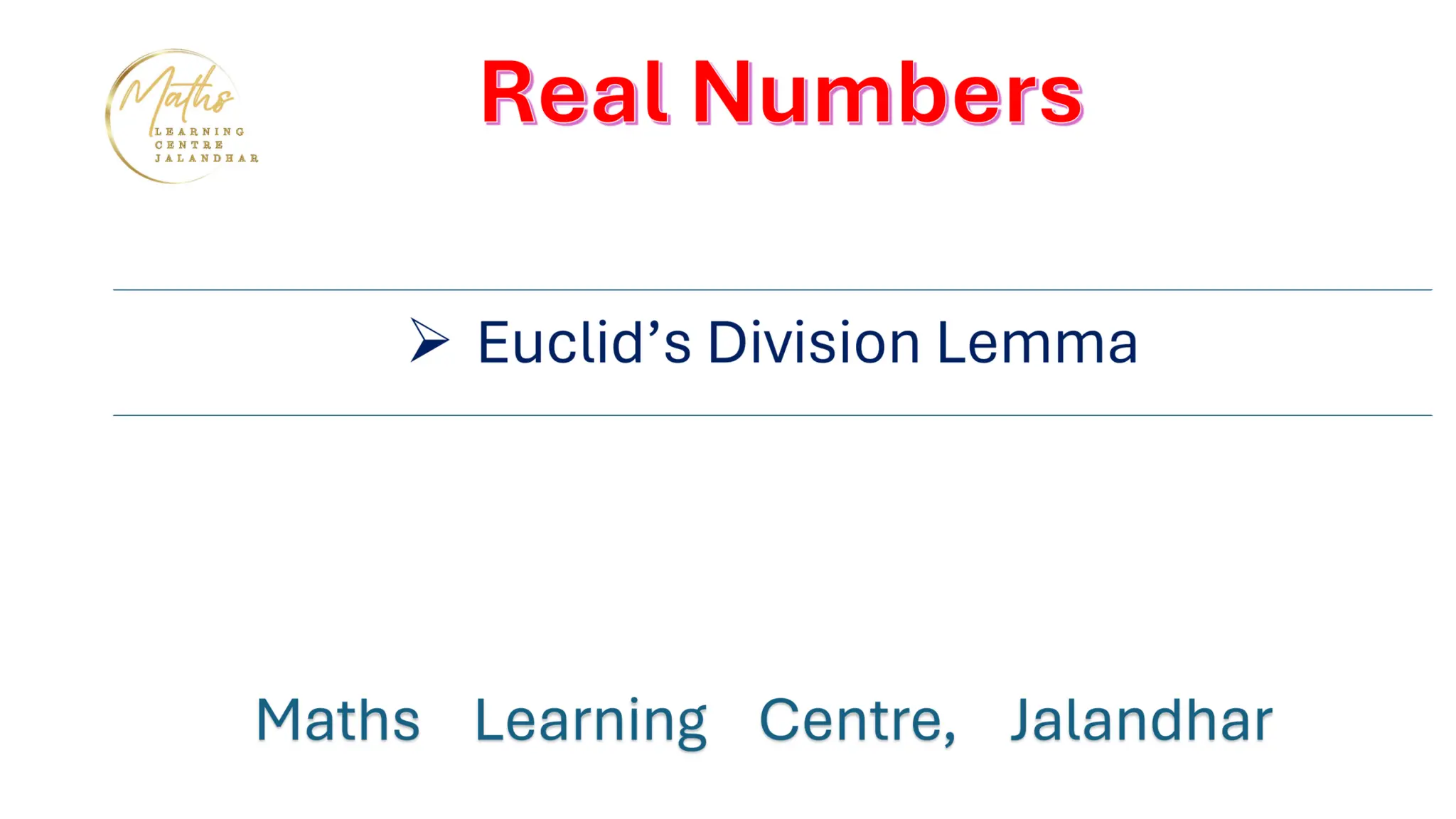 Euclid's Division Lemma (Divisibility, number system) | PPT