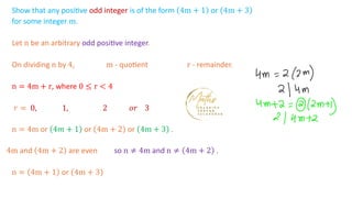 Euclid's Division Lemma (Divisibility, number system) | PPT