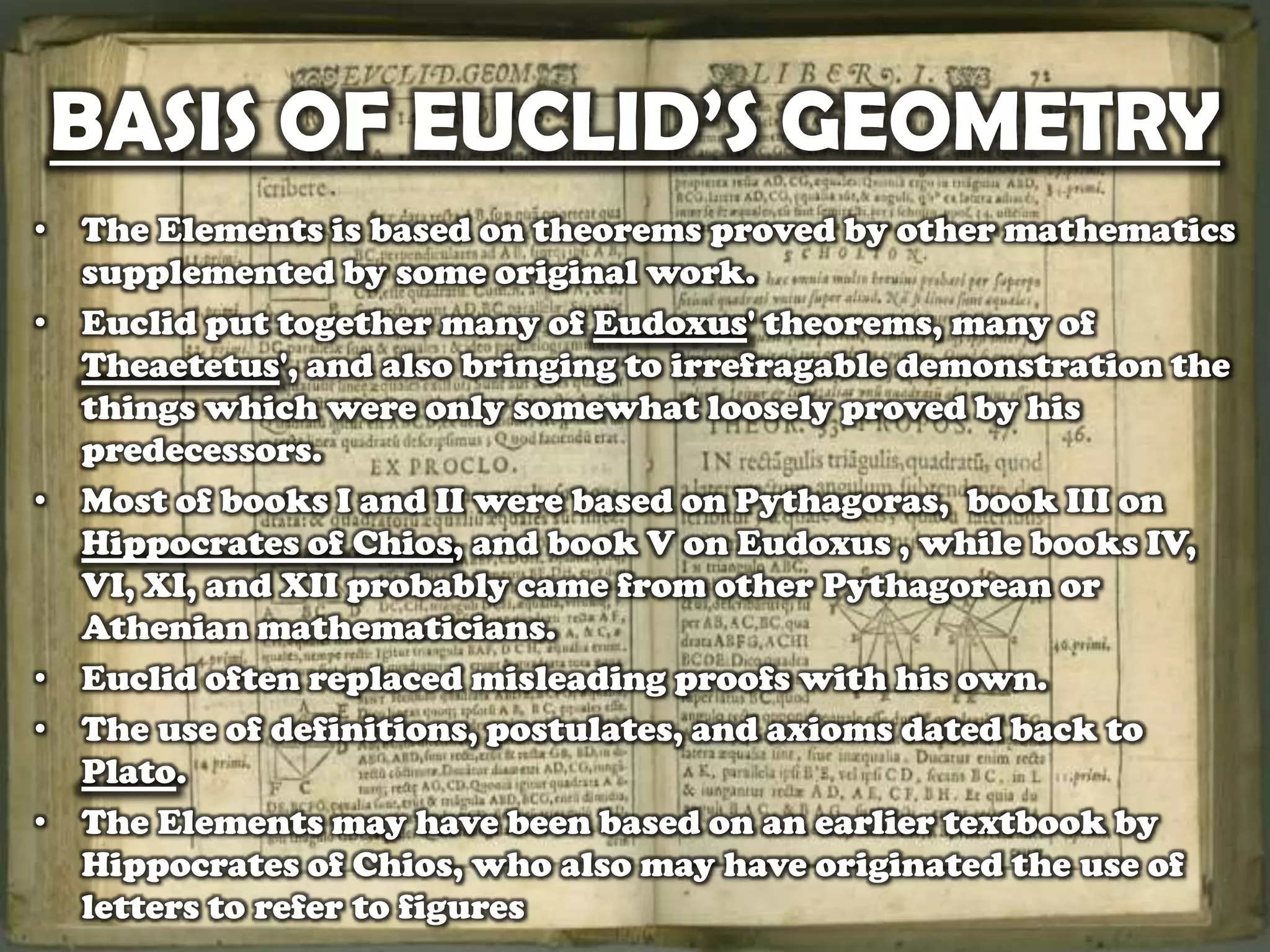 Euclids geometry | PPTX