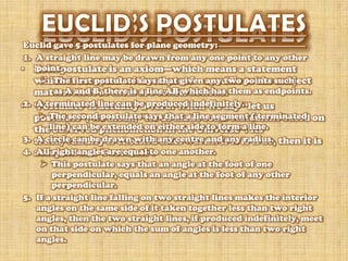 Euclids geometry | PPTX