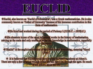 euclid geometry | PPT