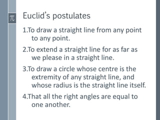 Euclid’ s geometry | PPTX