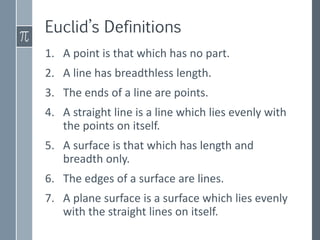 Euclidean geometry | PPTX