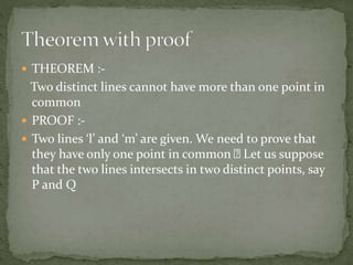 Euclid’s geometry | PPTX | Geography | Science