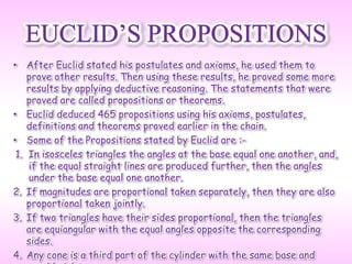Euclids geometry | PPTX