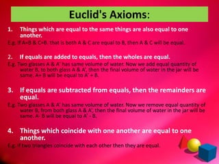 Euclids geometry class 9 cbse | PPTX
