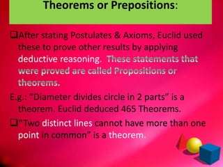 Euclids geometry class 9 cbse | PPTX