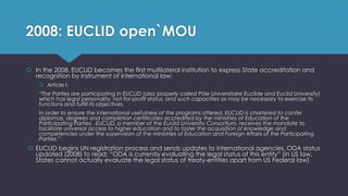 Euclid University Accreditation | PPTX
