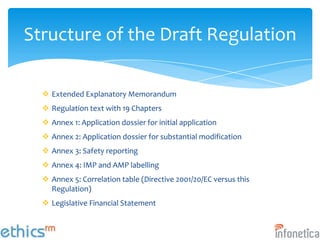 EU Clinical Trials Regulation.. Summarised | PPTX