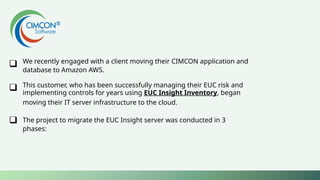 EUC Risk Management & Controls in the Cloud | PPT
