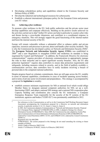 Eu cybersecurity strategy 130207 | PDF