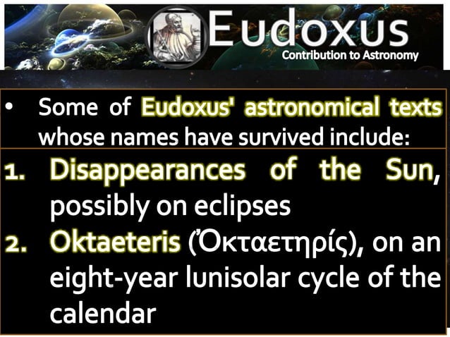Eudoxus | PPTX