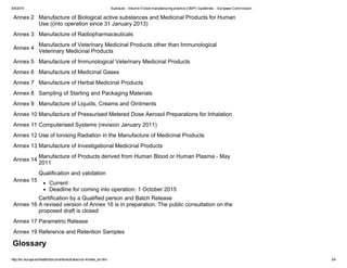 Eudra lex volume 4 good manufacturing practice (gmp) guidelines | PDF