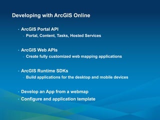 Developer’s Guide to the ArcGIS Portal API, Esri, Julie Powell, Antoon Uijtdehaag | PPT