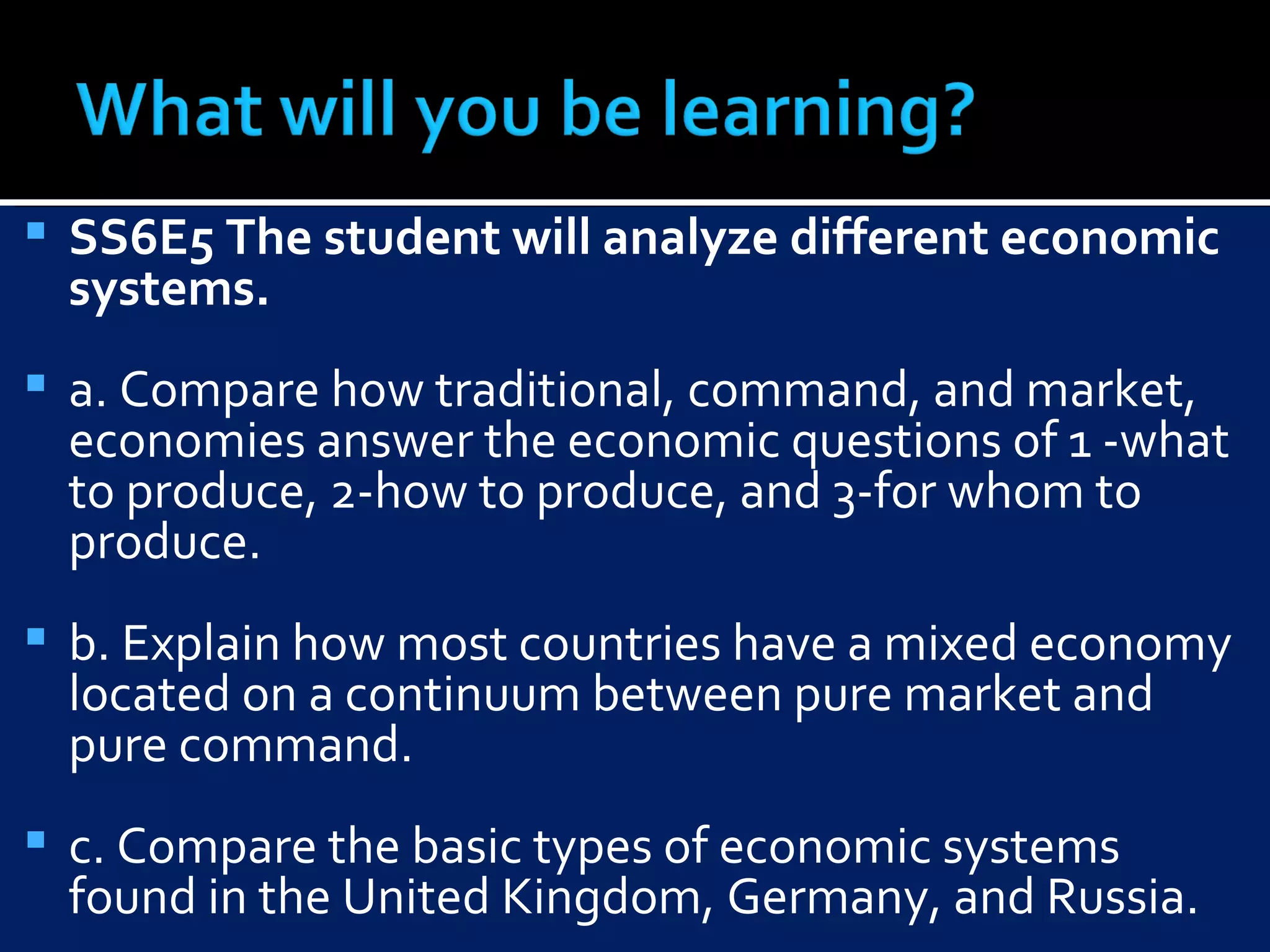 6th Grade Social Studies Europe Economics | PPT