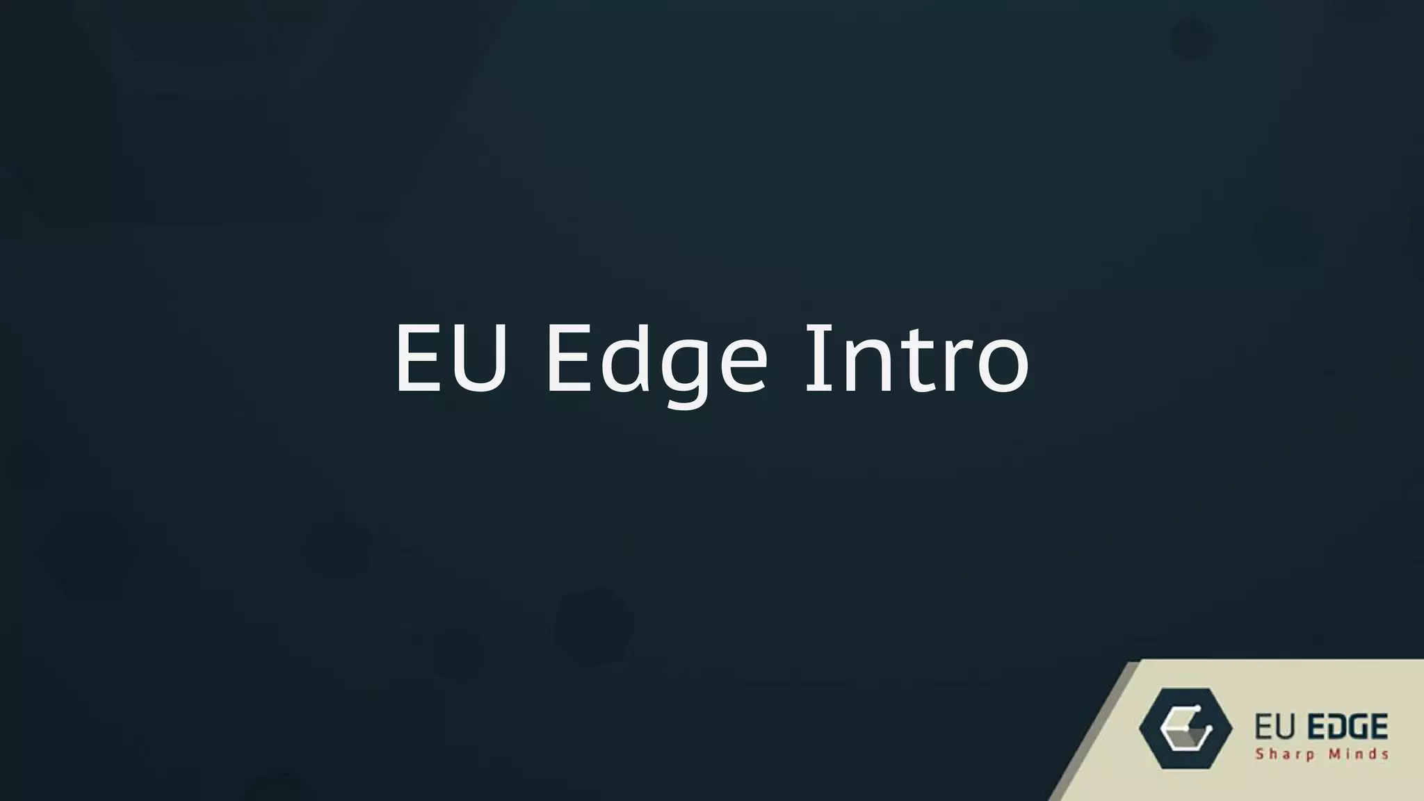 Eu edge intro | PDF