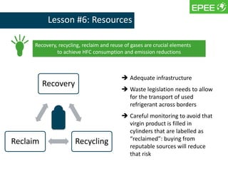 Eu f gas 7 lessons learned | PDF