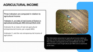The EU Agricultural Incomes, Statistics Data | PPT