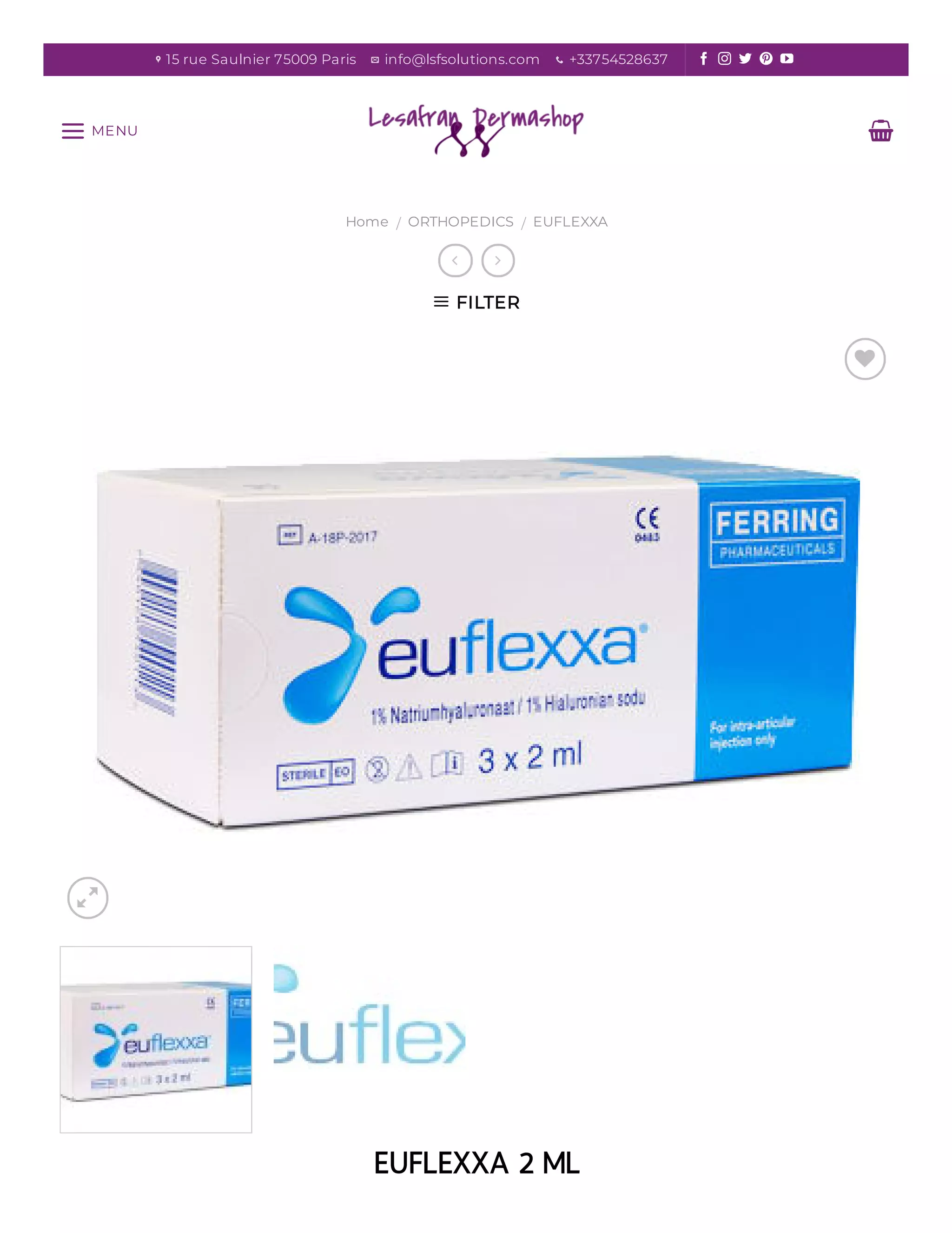 Euflexxa 2 ml | PDF