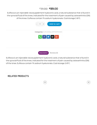 Euflexxa 2 ml | PDF