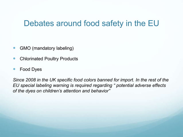 EU Food Law part I | PPT
