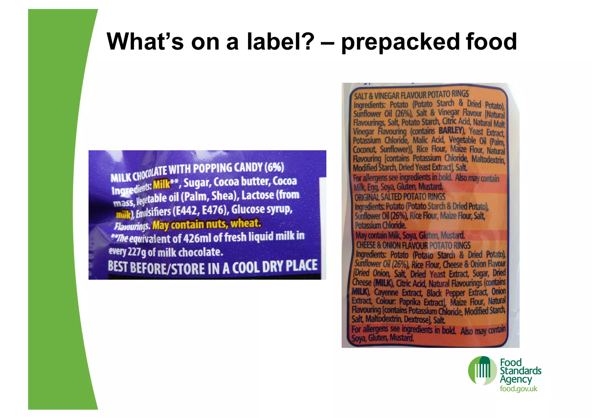 EU Food Regulations Food Allergen Labelling | PDF | Allergies ...