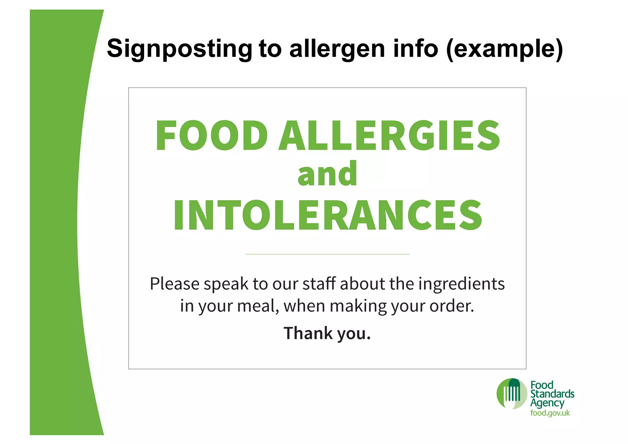 EU Food Regulations Food Allergen Labelling | PDF