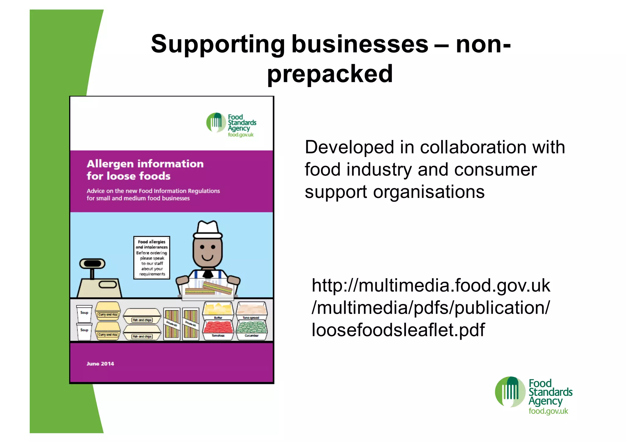 EU Food Regulations Food Allergen Labelling | PDF