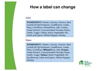 EU Food Regulations Food Allergen Labelling | PDF