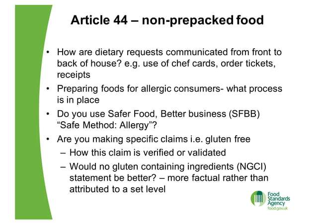 EU Food Regulations Food Allergen Labelling PPT eu-food-regulations-food-allergen-labelling-ppt