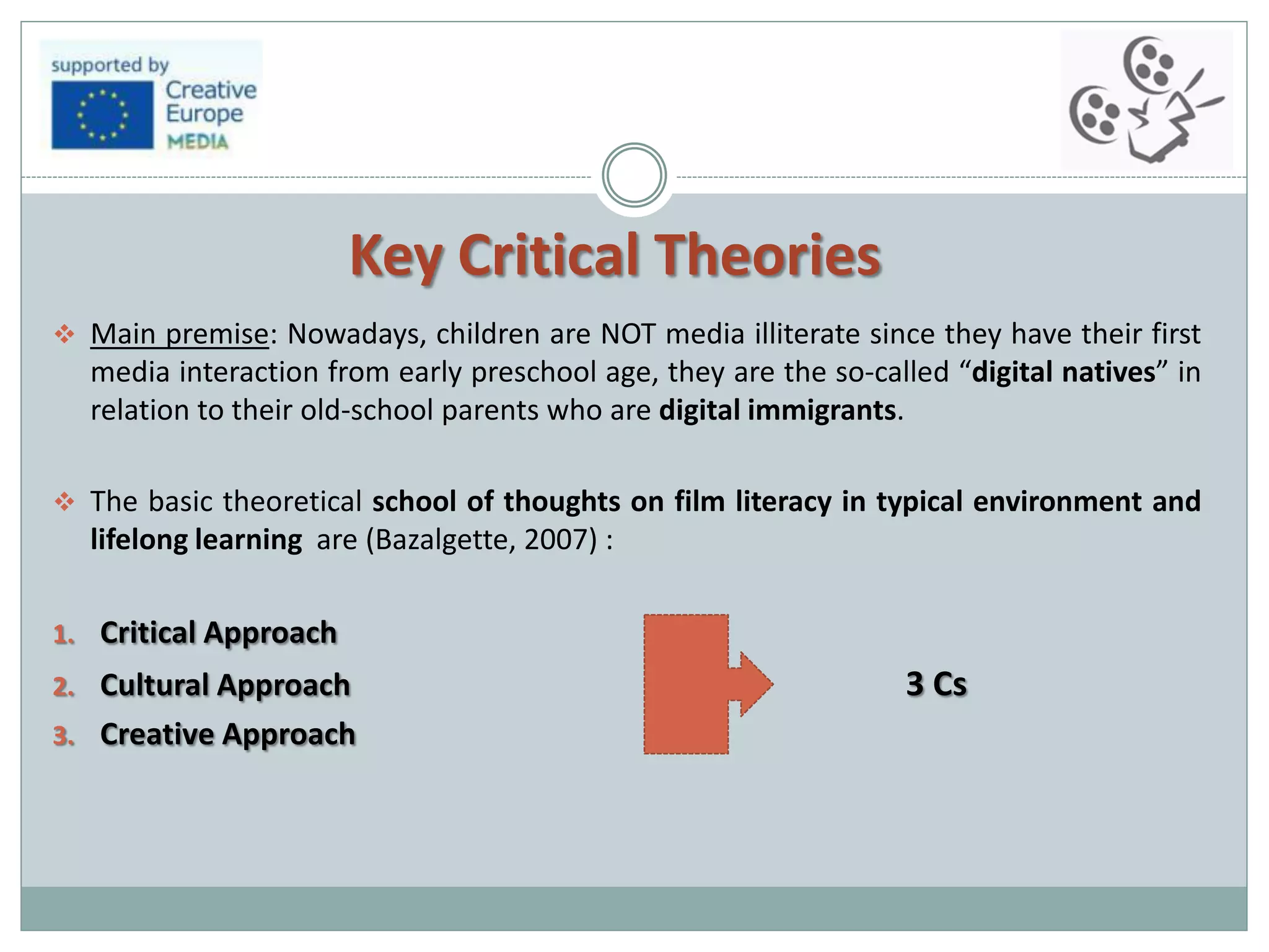 Key Critical Approaches on Film Literacy | PDF
