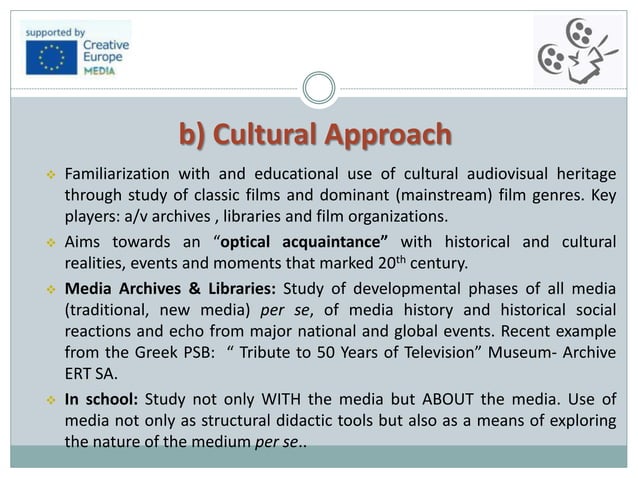 Key Critical Approaches on Film Literacy | PPT
