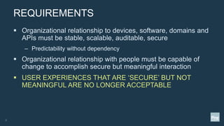 Gartner IAM London 2017 Session - Security, Standards & User Experience ...