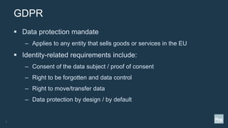 Gartner IAM London 2017 Session - Security, Standards & User Experience ...